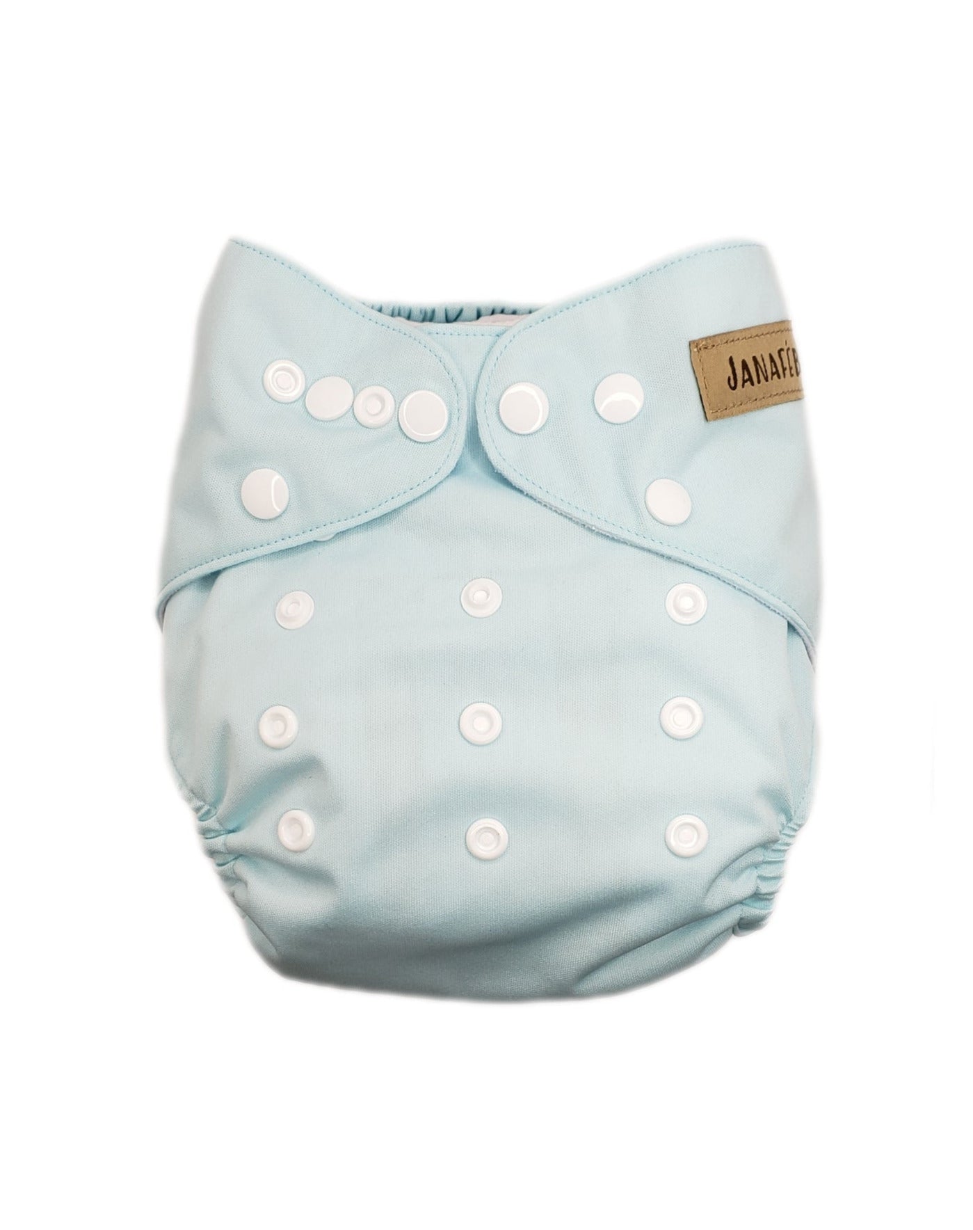 Janafébaby Single Blue Cloth Diaper with Four Layer Bamboo Insert ...