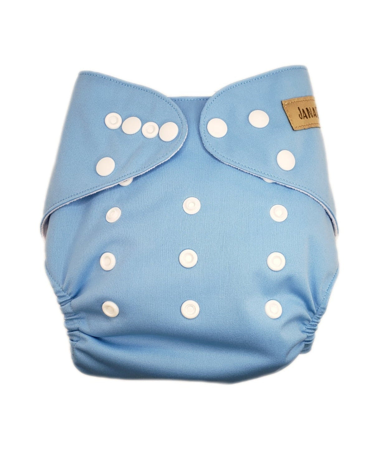 Janafébaby Single Blue Cloth Diaper with Four Layer Bamboo Insert ...